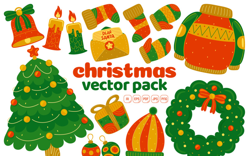 Christmas Vector Super Pack #01 #320344 - TemplateMonster