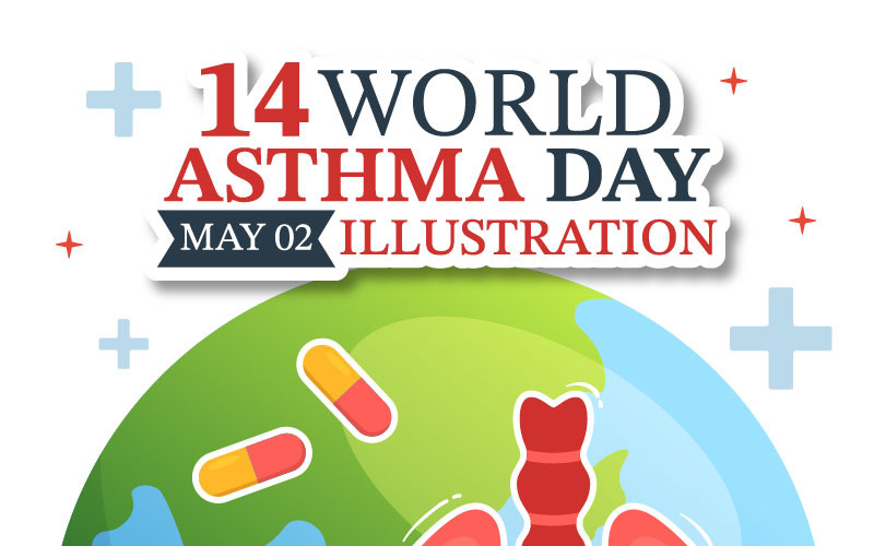 14 World Asthma Day Illustration #320890 - TemplateMonster