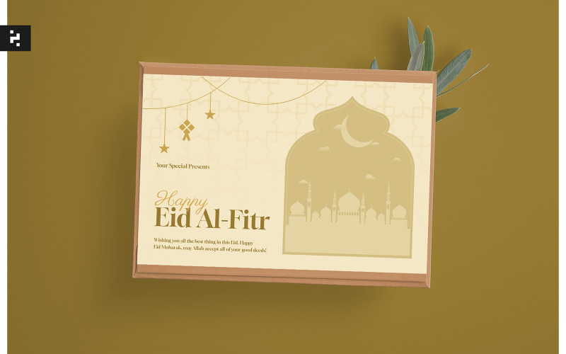 Eid Al Fitr Greeting Card #320963 - TemplateMonster