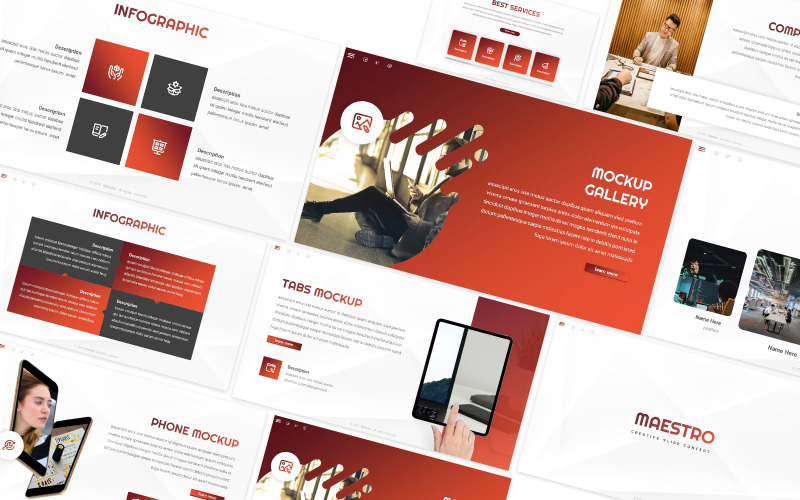 Maestro Creative Powerpoint-Vorlage #321936 - TemplateMonster