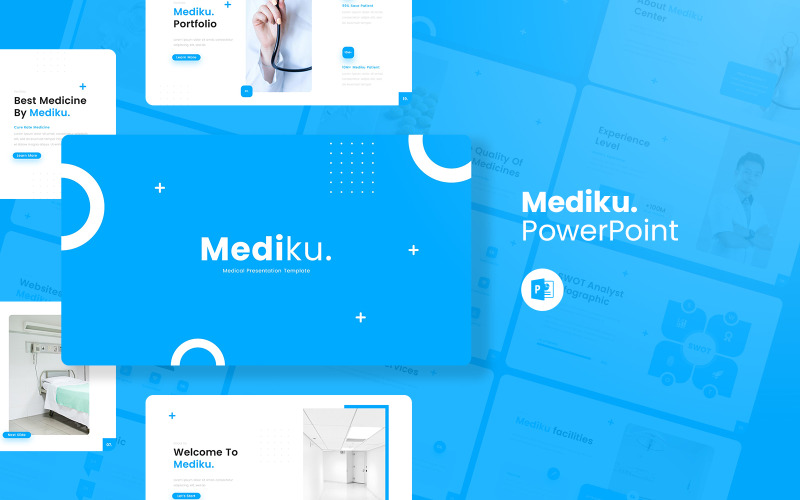 Mediku - Modèle PowerPoint de présentation médicale