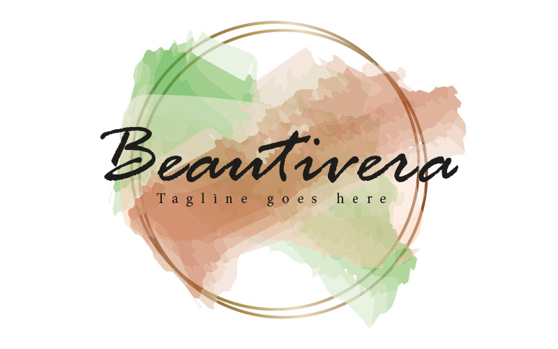 Fashion watercolor logo design #322446 - TemplateMonster