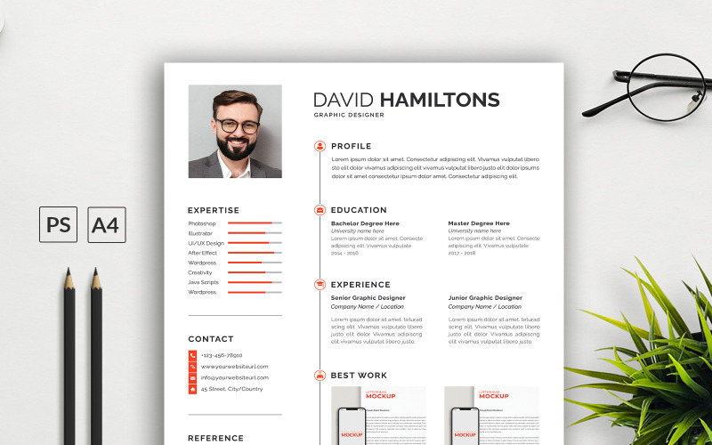 Professional & Clean Resume Template Design