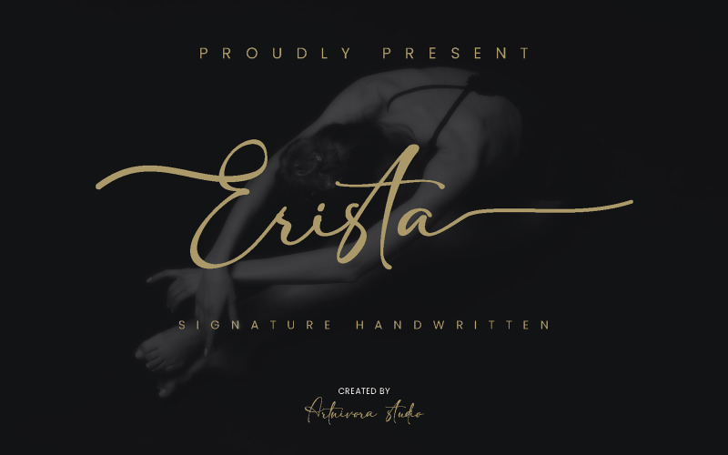 Erista - Handwriting Font #323084 - TemplateMonster