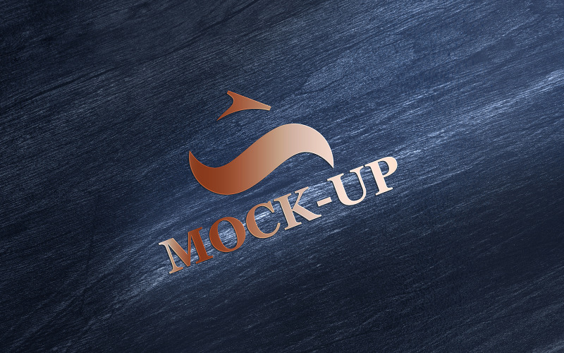 Embossed logo mockup for a mock up company - TemplateMonster