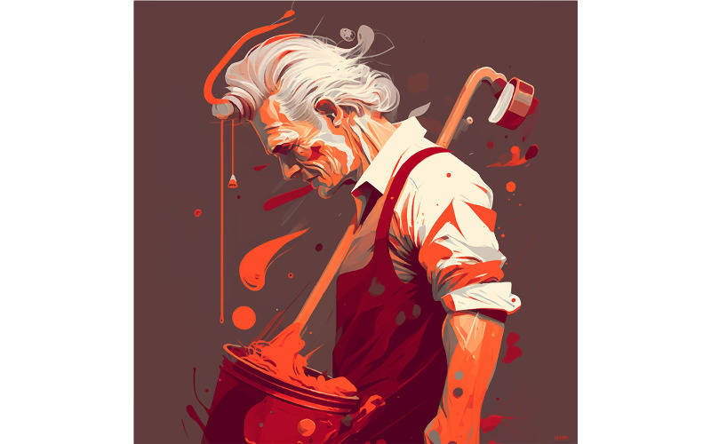 Gabriel Character Illustration Vector - TemplateMonster