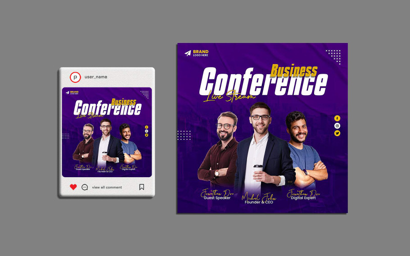 Live Business Conference Post #324605 - TemplateMonster