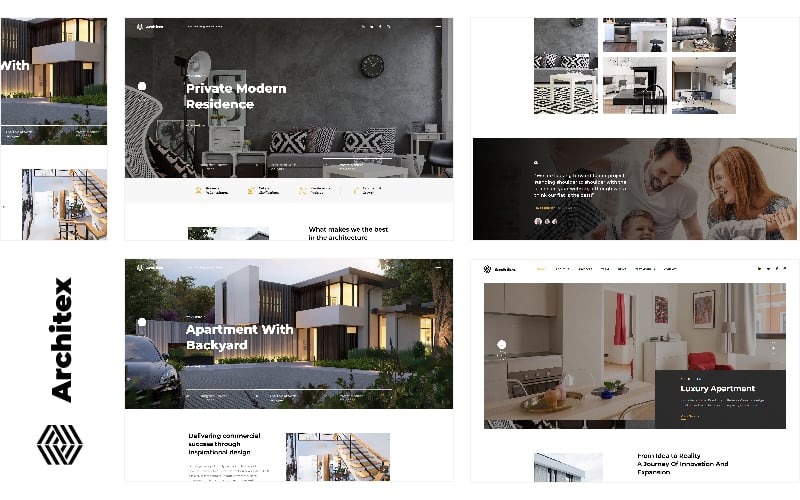 Architex - Modèle Html5 d'intérieur et d'architecte