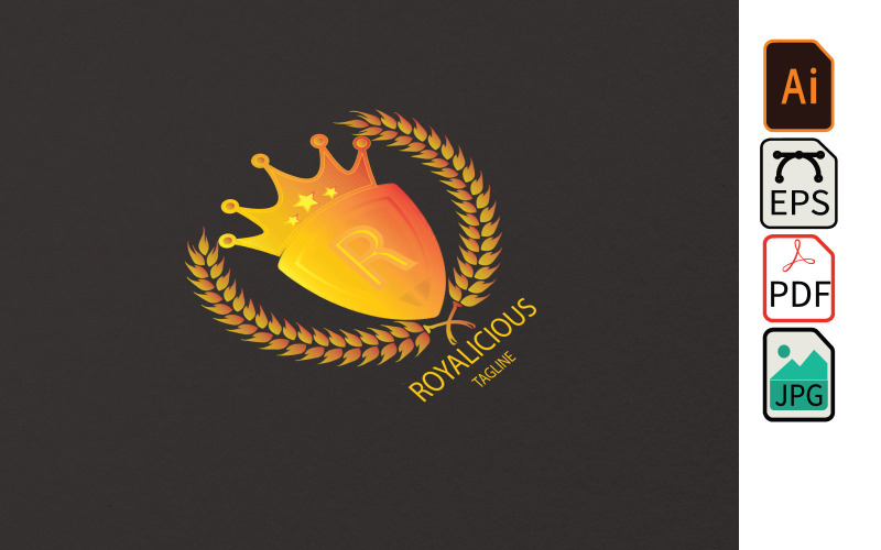 Commercial Royal Logo Template Design - TemplateMonster