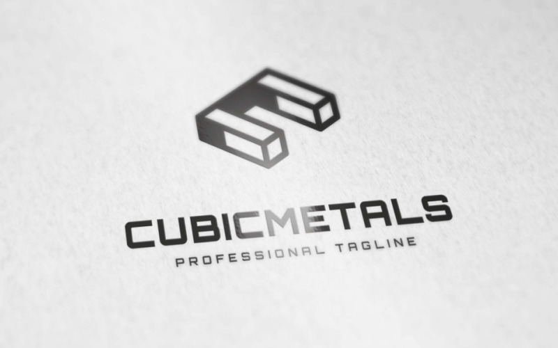Letter C logo or Cubic Metal Logo #325178 - TemplateMonster