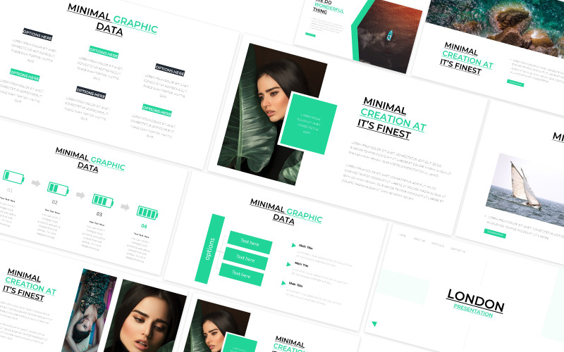 London Minimalist Powerpoint Template Templatemonster