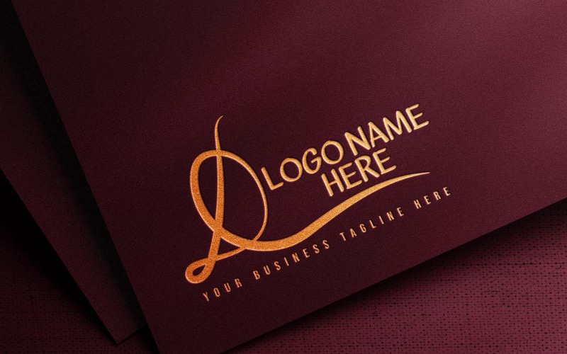 Modern Waving D Letter Creative Logo Design - BRAND IDENTITY