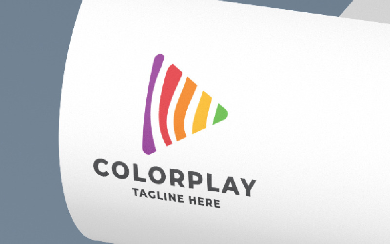 Color Play Pro Logo Template #325995 - TemplateMonster