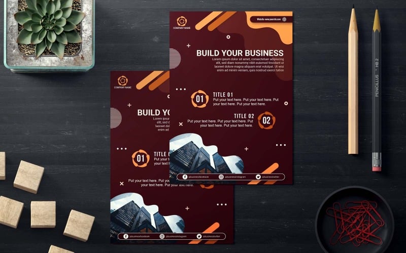 NUEVO Diseño de Flyer de Negocios Profesional y Moderno - Identidad ...
