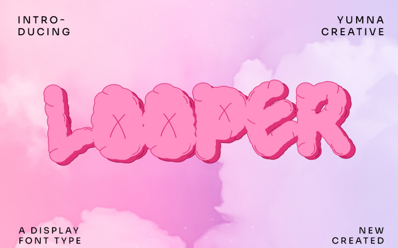 Looper - Bold Playful Font #326872 - TemplateMonster