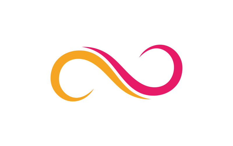 Loop-Designlinie Infinity-Logo-Vektor v15 - TemplateMonster