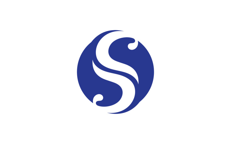 Letter s business name logo design v14 - TemplateMonster