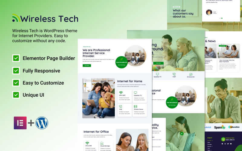 Wireless Tech Broadband and Internet Services WP Theme