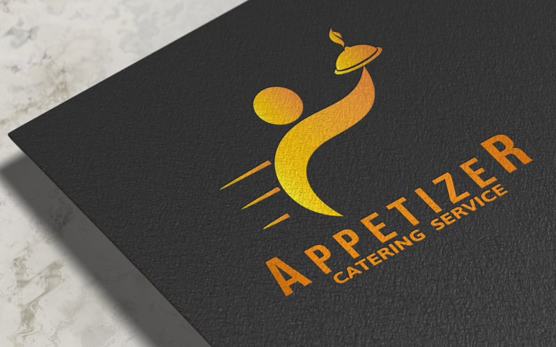 Aperitivo: una plantilla de logotipo de servicio de catering y ...