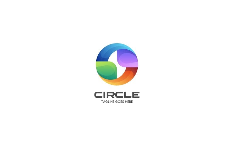 Circle Gradient Colorful Logo 1 #328079 - TemplateMonster