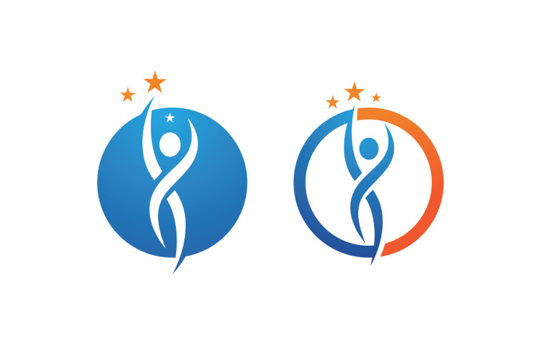 成功人士明星企业标志矢量 v28 #328589 - TemplateMonster