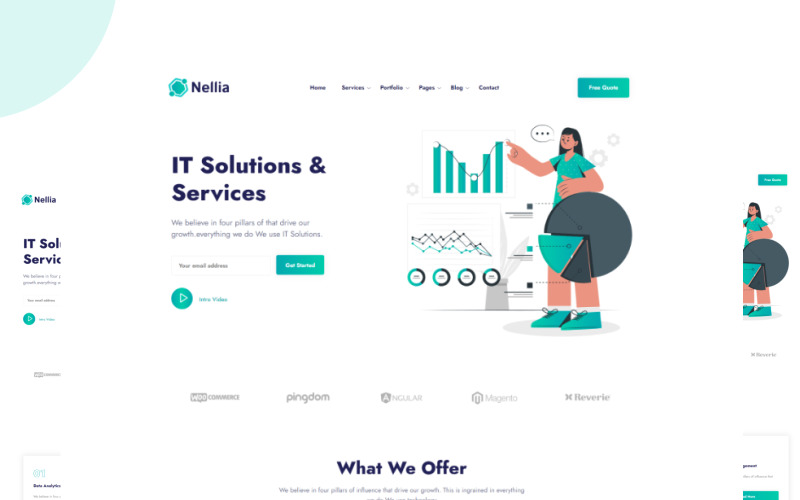 Nellia - IT Solutions & Services HTML Template