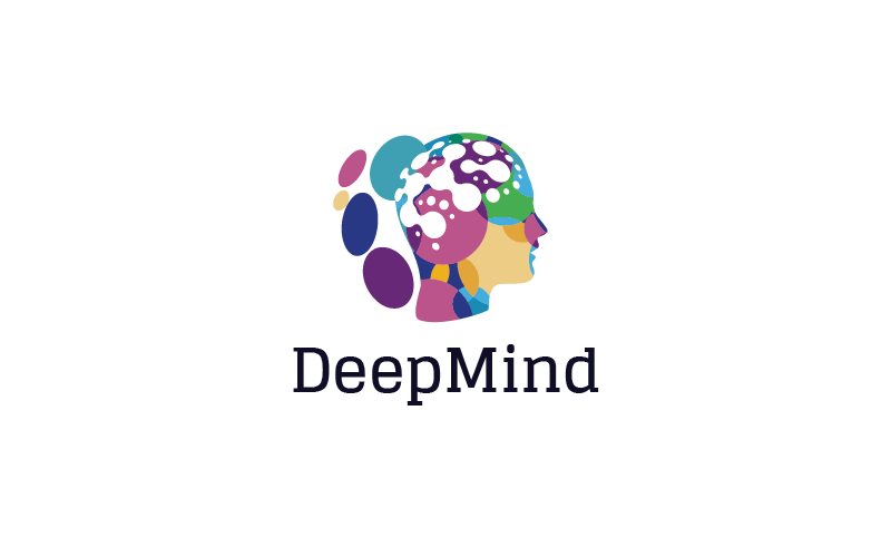 Plantilla de logotipo profesional de Deep Mind