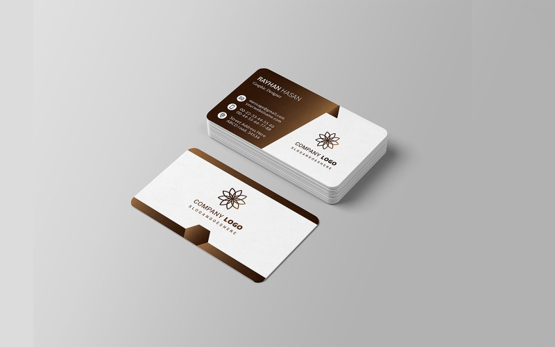 Diseño de tarjetas de presentación profesionales y premium Volumen 02
