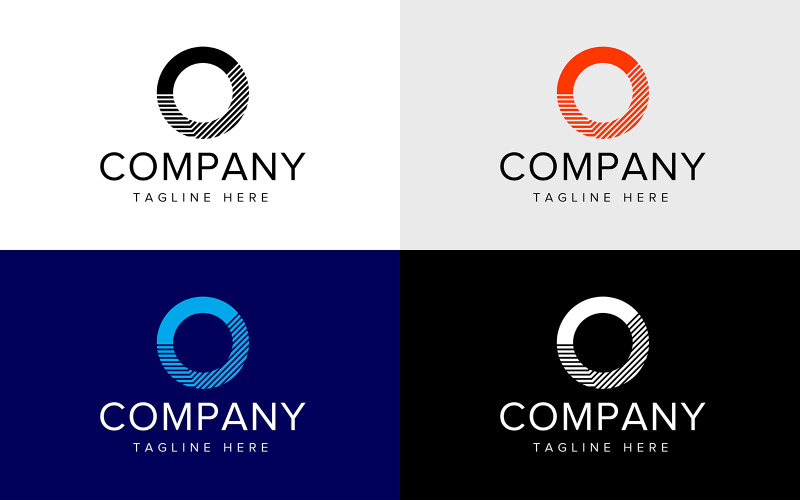 Letter O logo design template #330306 - TemplateMonster