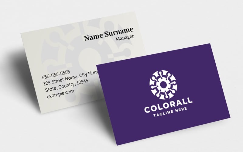 Modèle de logo Color Roll Pro #330996 - TemplateMonster