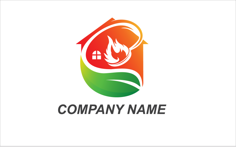 Chef house Logo Modern Minimalist #331115 - TemplateMonster