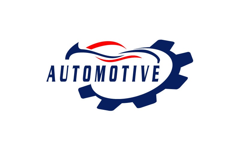 Modèle de conception de logo de service de voiture automatique