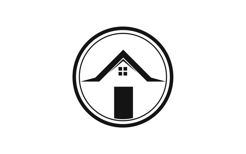 Home building property sell logo vector v21 - TemplateMonster