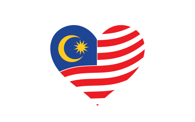 Malaysian flag symbol design v3 #331389 - TemplateMonster