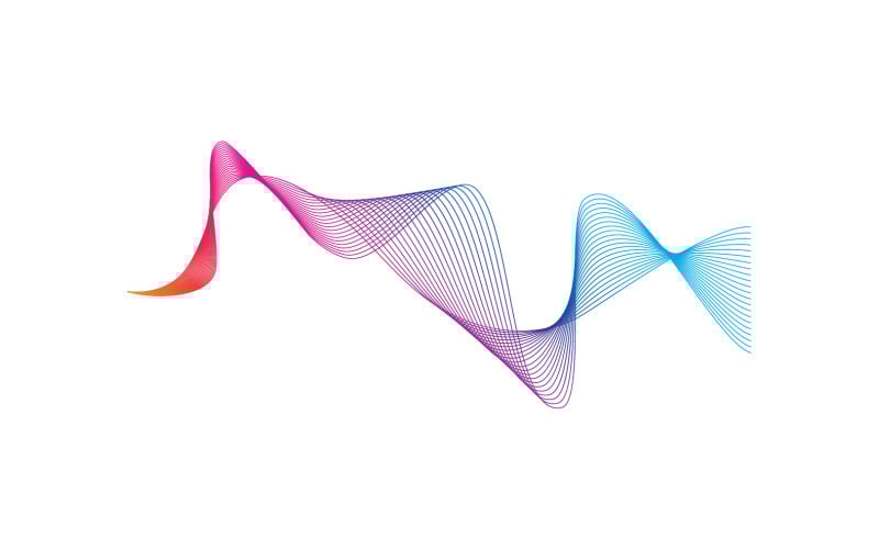 Sound wave equalizer music logo v6 #331313 - TemplateMonster