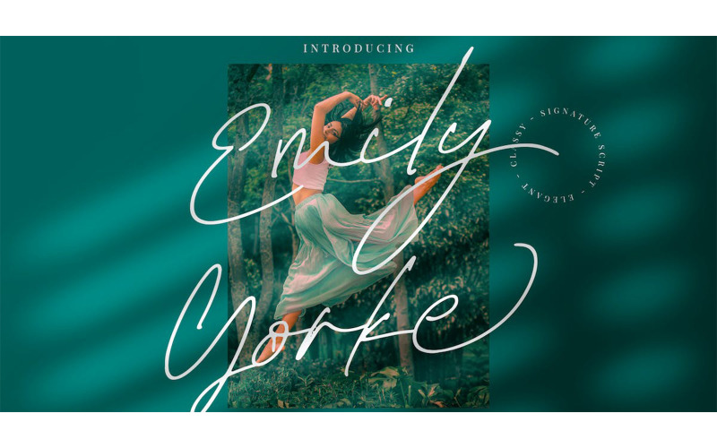 Fuente Emily Yorke Signature Script #331663 - TemplateMonster