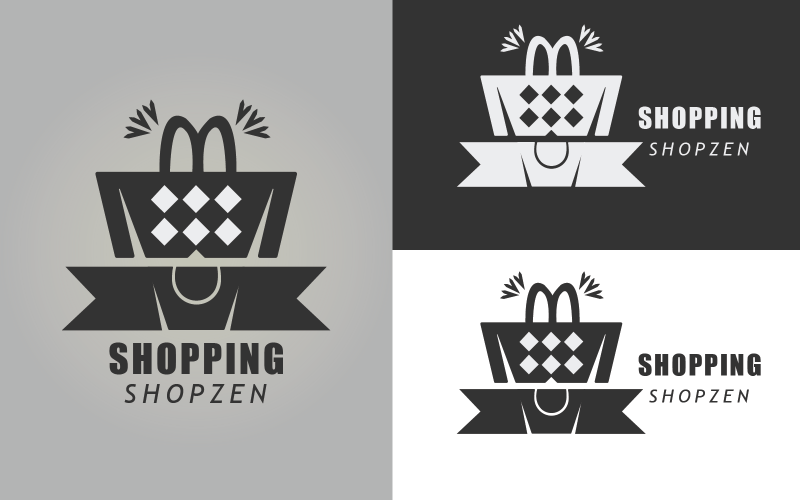 Logo Shopping ShopZen design #331828 - TemplateMonster