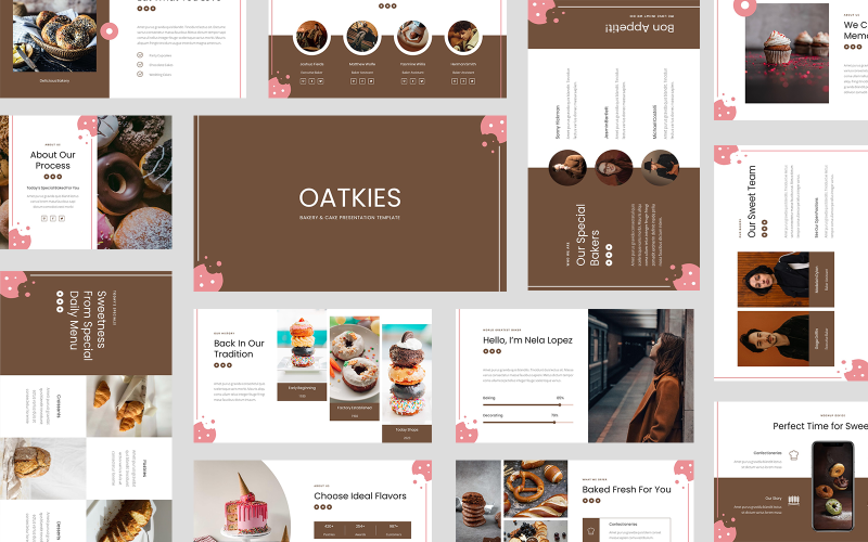 Bakery Google Slides Templates - Google Slides Themes for Cake Shop ...