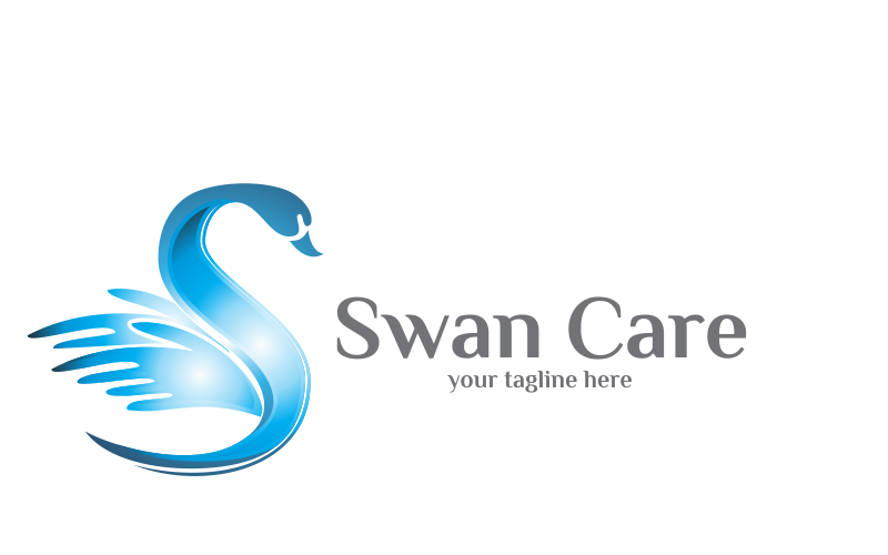 Swan Care – Logo Template #332299 - TemplateMonster