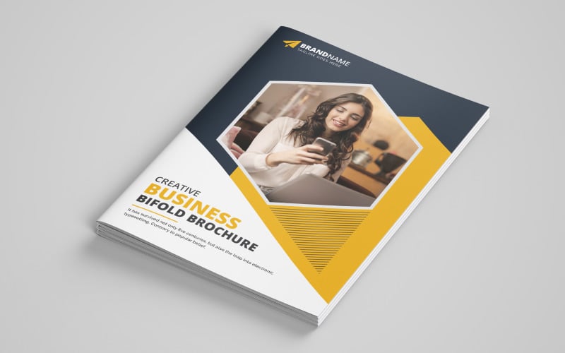 Business Bifold Brochure Template V1 - TemplateMonster