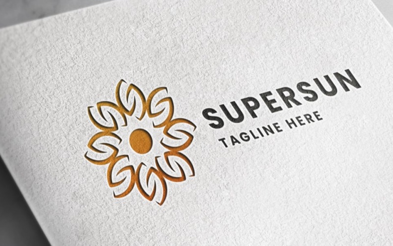 Modelo de logotipo Super Sun Pro #332918 - TemplateMonster