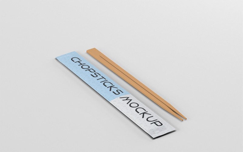 Realistic Chopsticks Mockup 4 #333063 - TemplateMonster