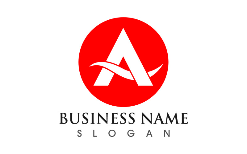 Entreprise Une lettre initiale logo design vecteur v2