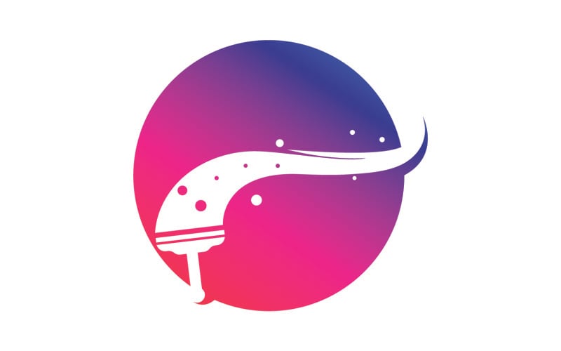 Pain brush logo template design vector v1 - TemplateMonster