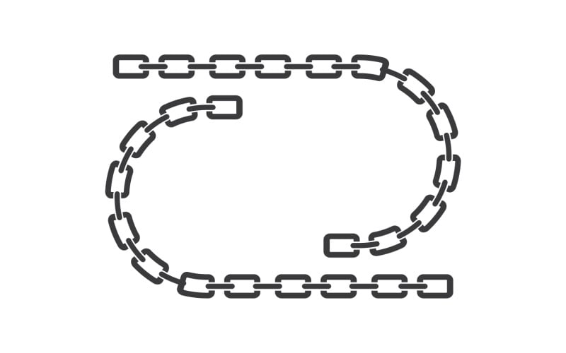 Chain vector design template element v21 - TemplateMonster
