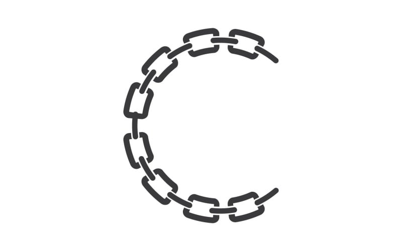 Chain vector design template element v3 - TemplateMonster