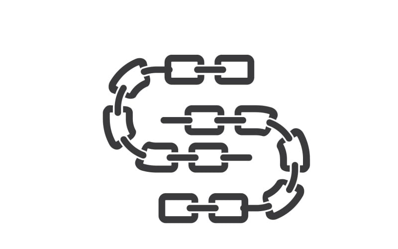 Chain vector design template element v5 - TemplateMonster