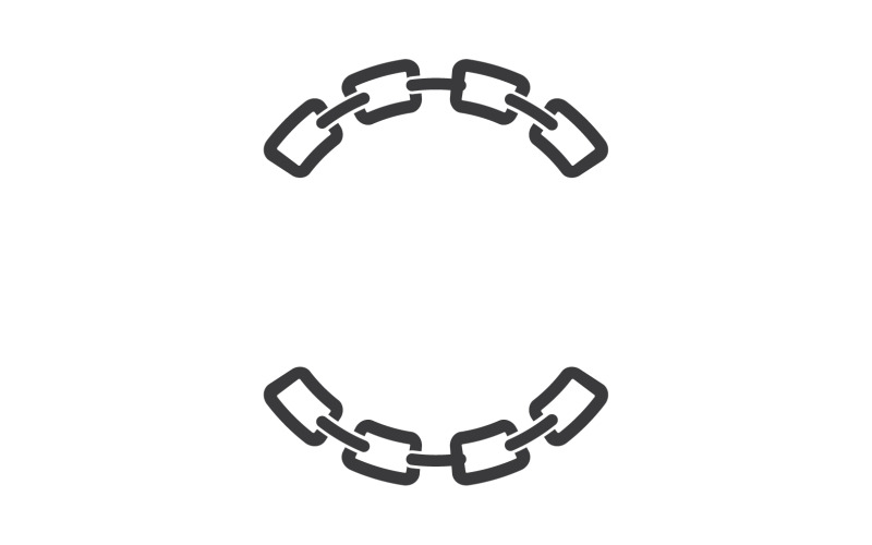 Elemento de plantilla de diseño de vector de cadena v16