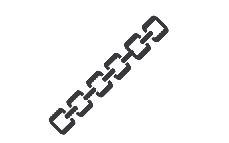Elemento de plantilla de diseño de vector de cadena v6