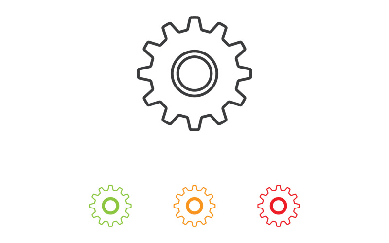 Gear machine industry logo tempplate design vector v13